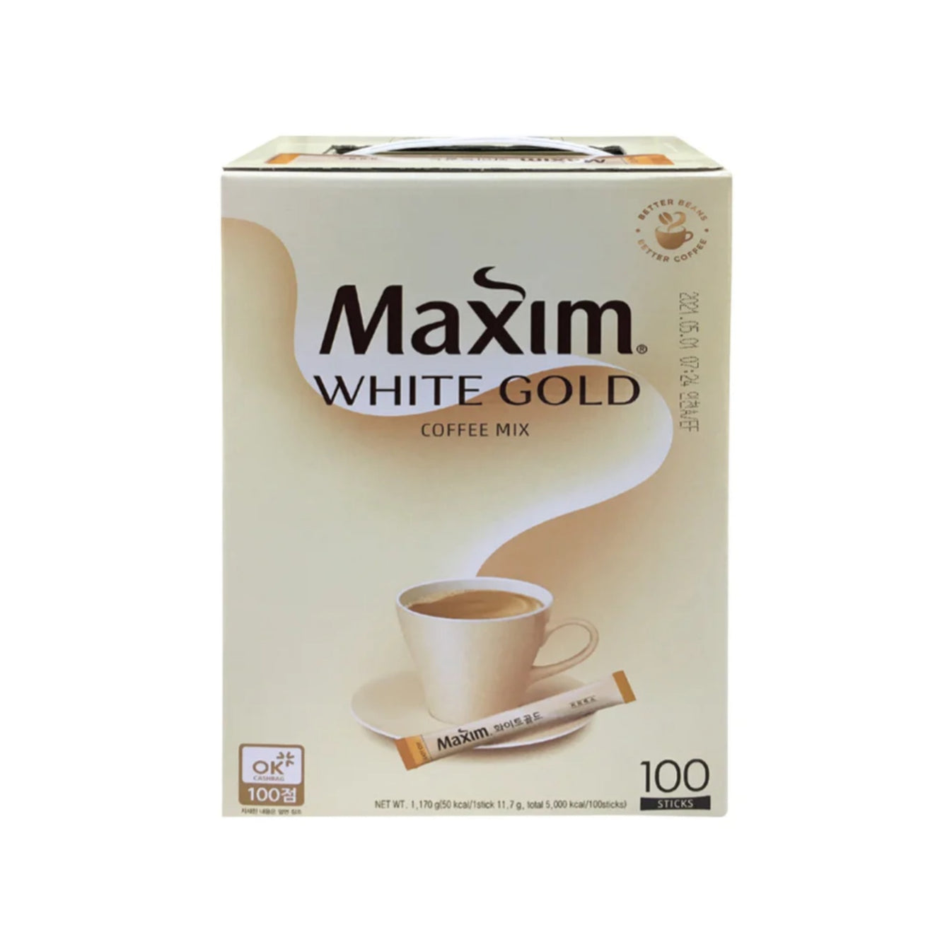 Maxim White Gold Coffee Mix 맥심 화이트골드 커피믹스 100 Pack – NUBON MARKET